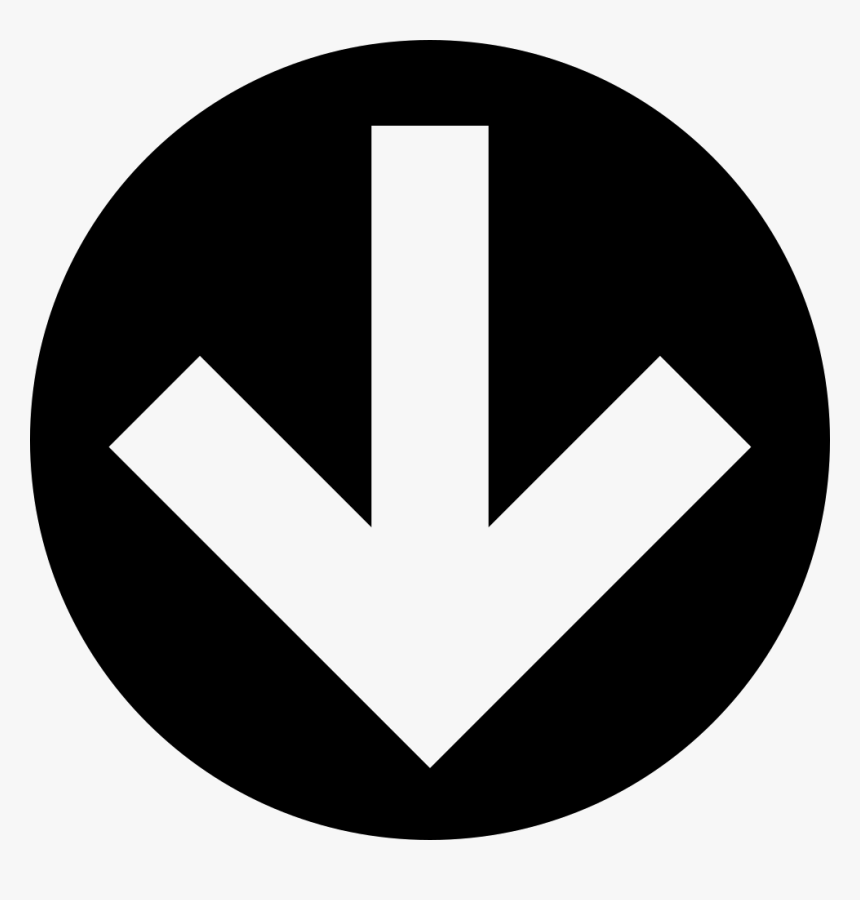 Down Arrow Button Png, Transparent Png , Transparent Png Image - PNGitem
