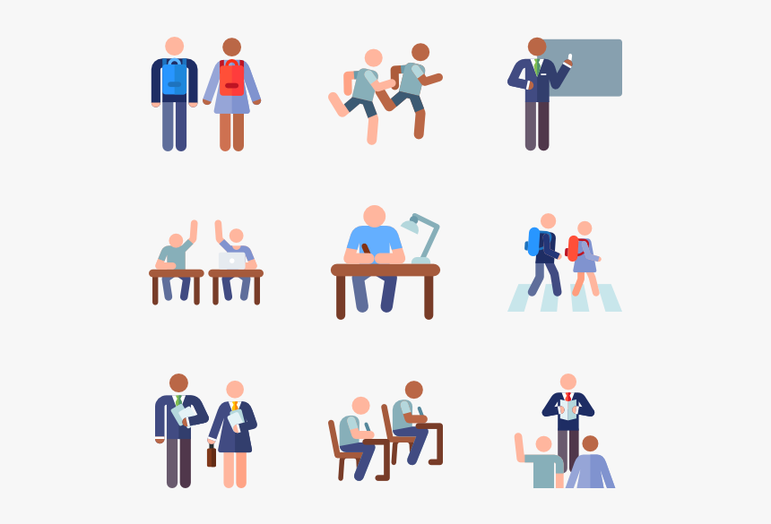 Essential Set - Colour Pictogram With Information, HD Png Download ...