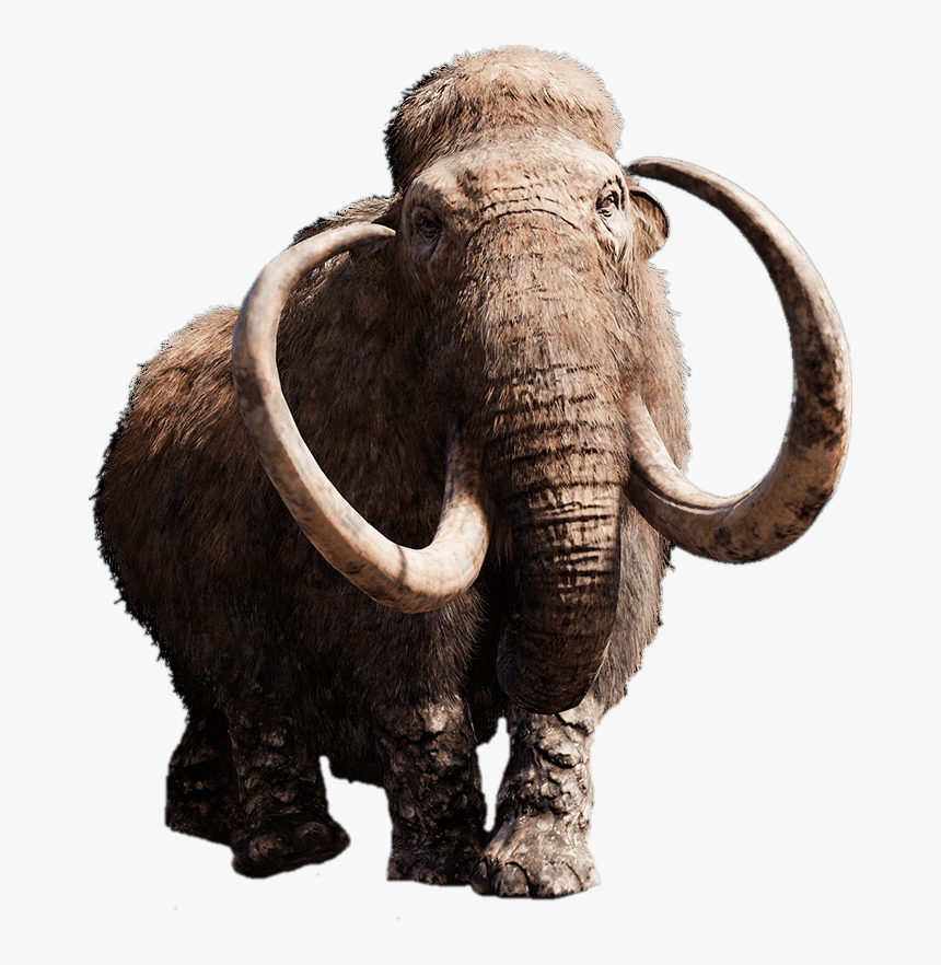 Mammoth With Giant Tusks - Walking Woolly Mammoth Toy, HD Png Download ...