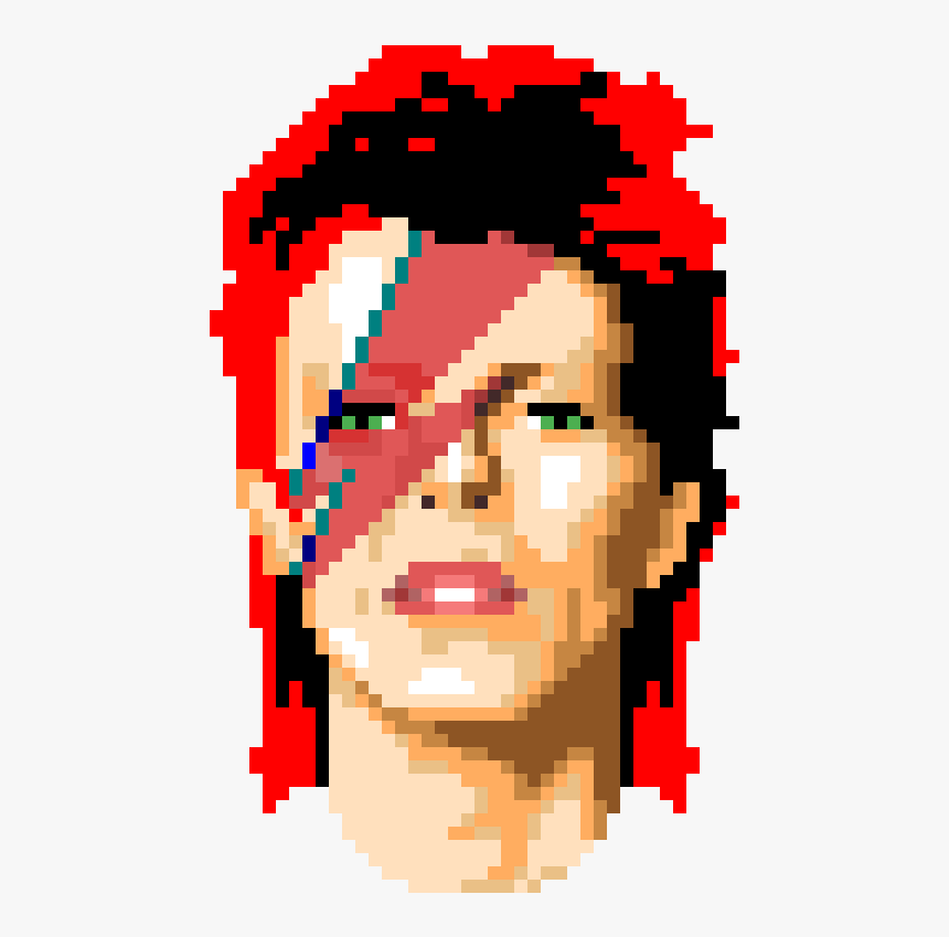 Illustration Clipart , Png Download - David Bowie Pixel Art ...