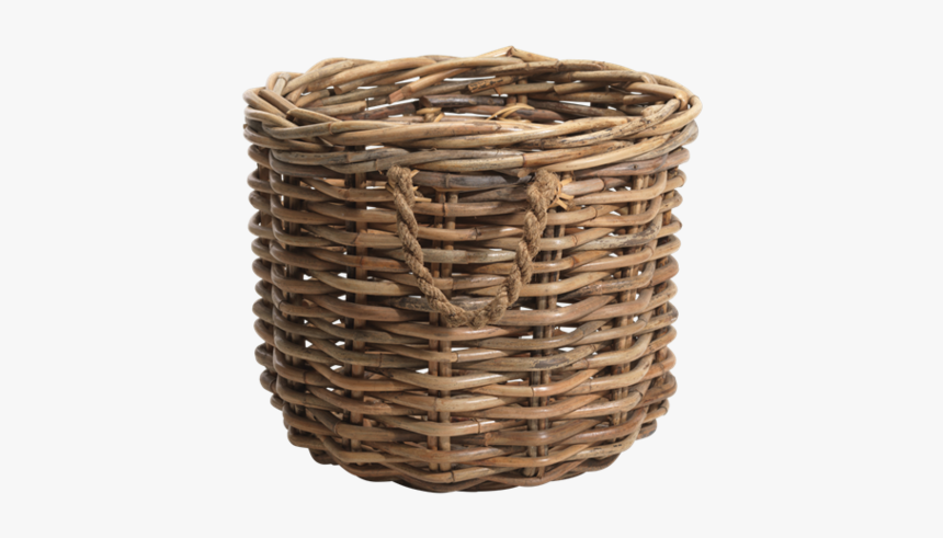 Rattan Chunky Basket - Wicker, HD Png Download , Transparent Png Image ...