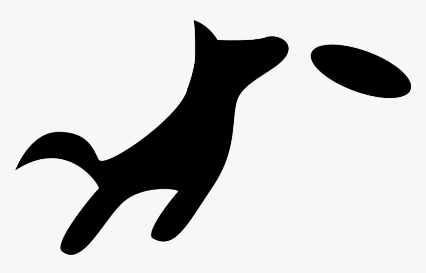 Dog Jumping To Catch A Disc - Draw A Dog Catching A Frisbee, HD Png ...