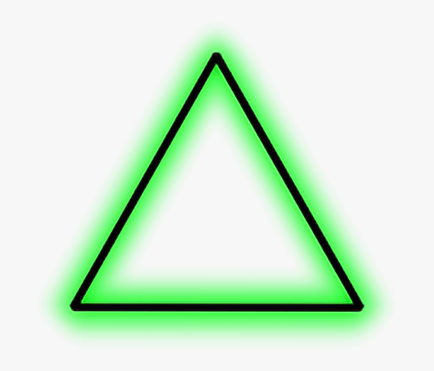Green Triangle Bad Spiral Black Lighting - Lightning Triangle Png ...