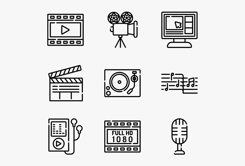 Audio And Video - Visualize Icon, HD Png Download , Transparent Png ...