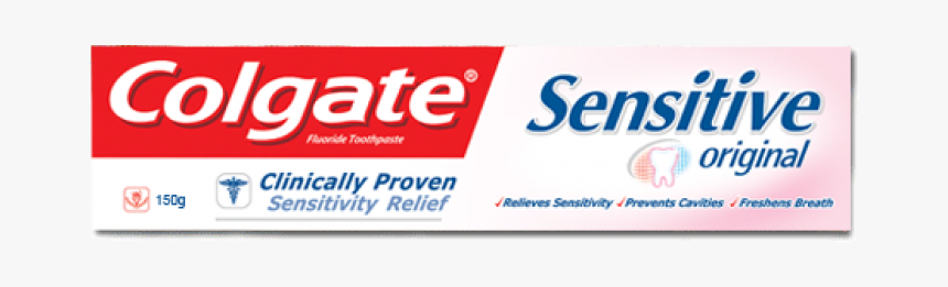 Colgate Sensitive Original Toothpaste 80 Gms, HD Png Download , Transparent Png Image - PNGitem