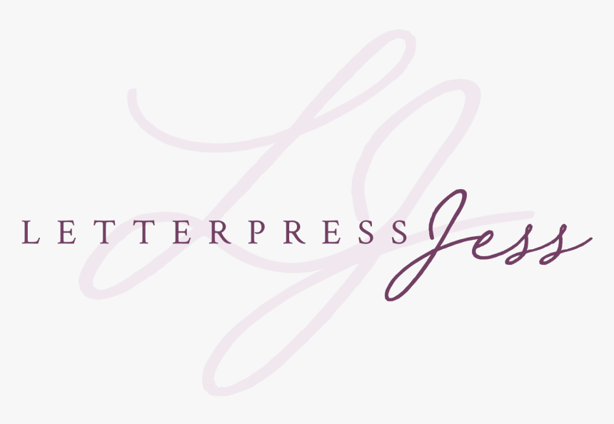 Letterpress Jess - Calligraphy, HD Png Download , Transparent Png Image ...