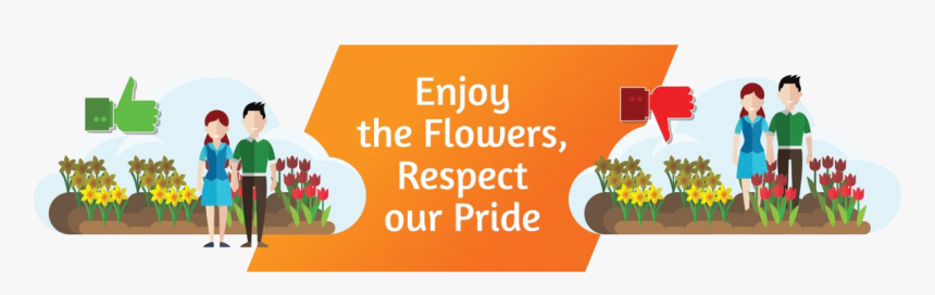 Enjoy The Flowers Respect Our Pride, HD Png Download , Transparent Png ...