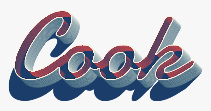 Cook 3d Letter Png Name - Graphic Design, Transparent Png , Transparent ...