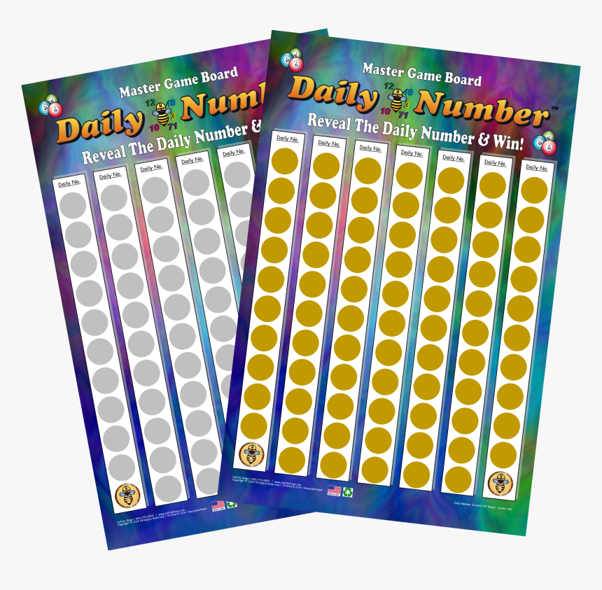 Daily Number Scratch Off Board - Circle, HD Png Download , Transparent ...