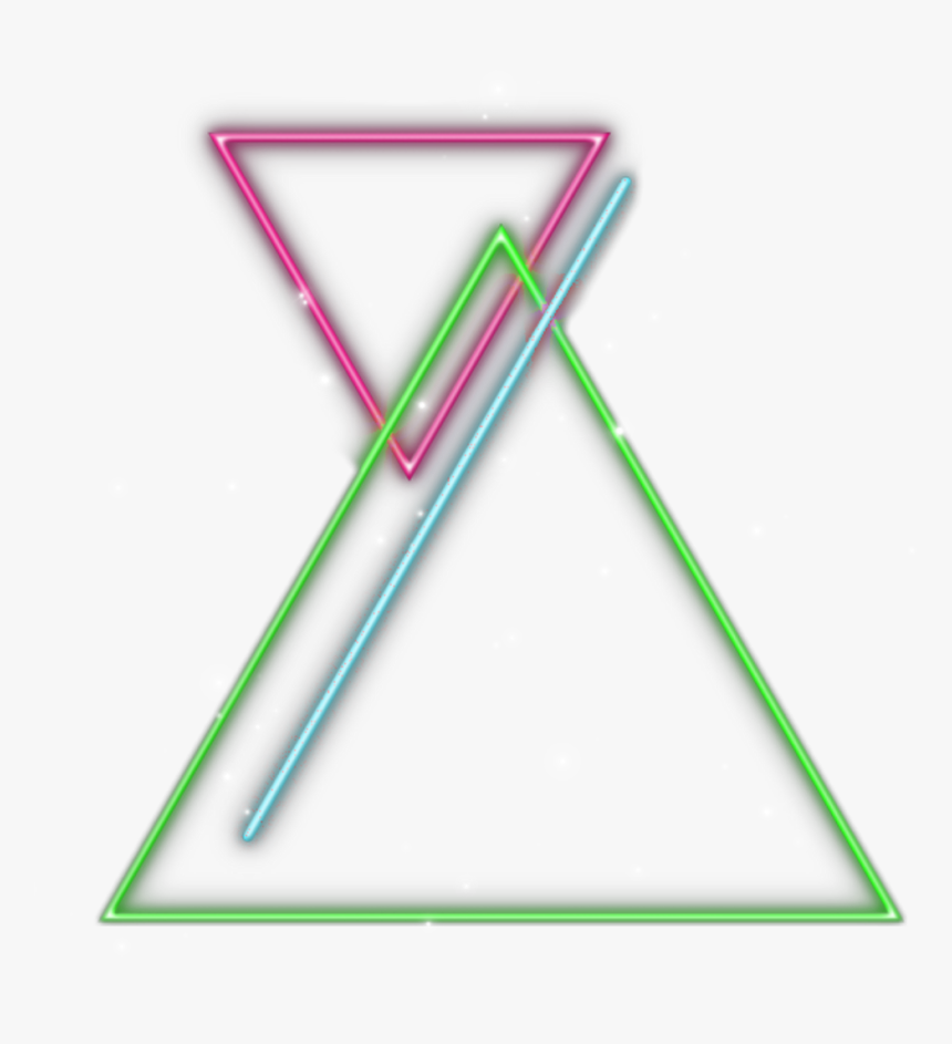 Picsart Png Triangle Spiral Neon, Transparent Png , Transparent Png ...