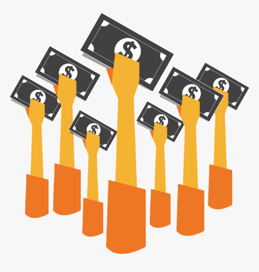 Transparent Funds Clipart - Crowd Funding Icon Png, Png Download ...