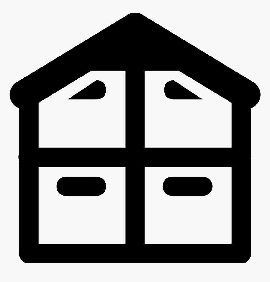This Icon Is Depicting A House-like Structure That - Warehouse .ico, HD ...