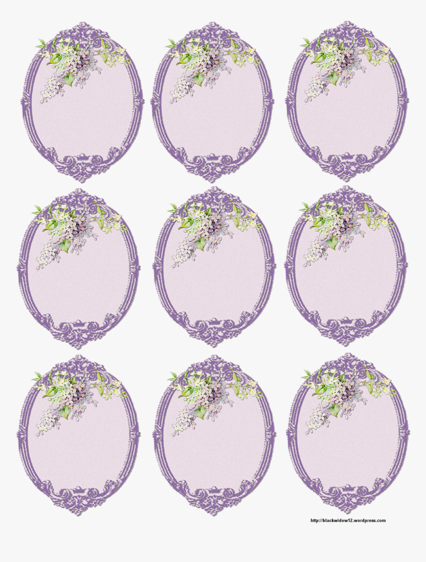 Sheet Of Lilac Tags Vintage Tags, Vintage Labels, Printable - Lavender ...