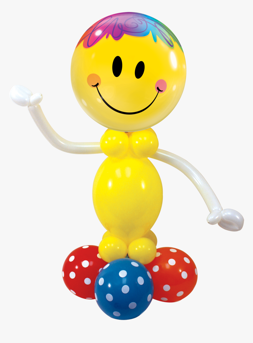 Smiley Face Balloon Decoration, HD Png Download , Transparent Png Image ...