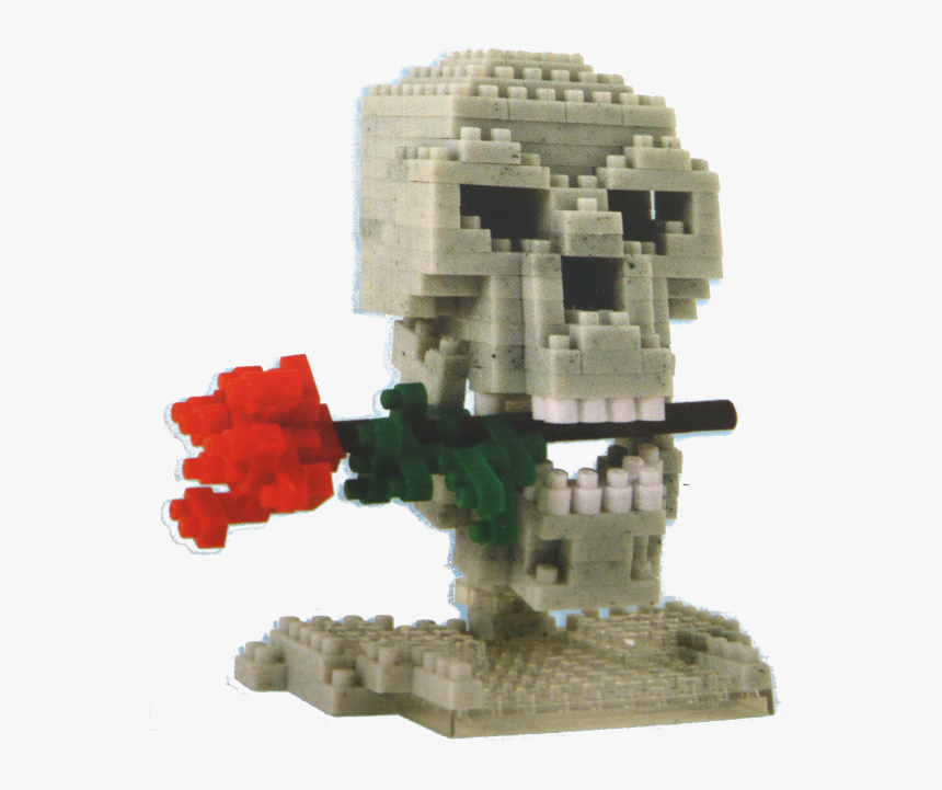 3d Pixel Puzzle - 3d Pixel Skull, HD Png Download , Transparent Png ...
