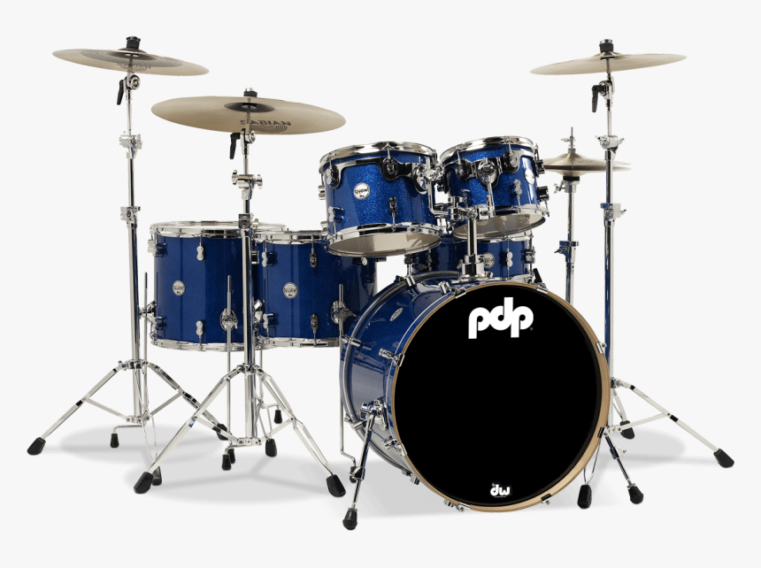Pdcm2216bl - Concept™ Maple - Blue Sparkle - 6-piece - Pdp Blue Drum ...