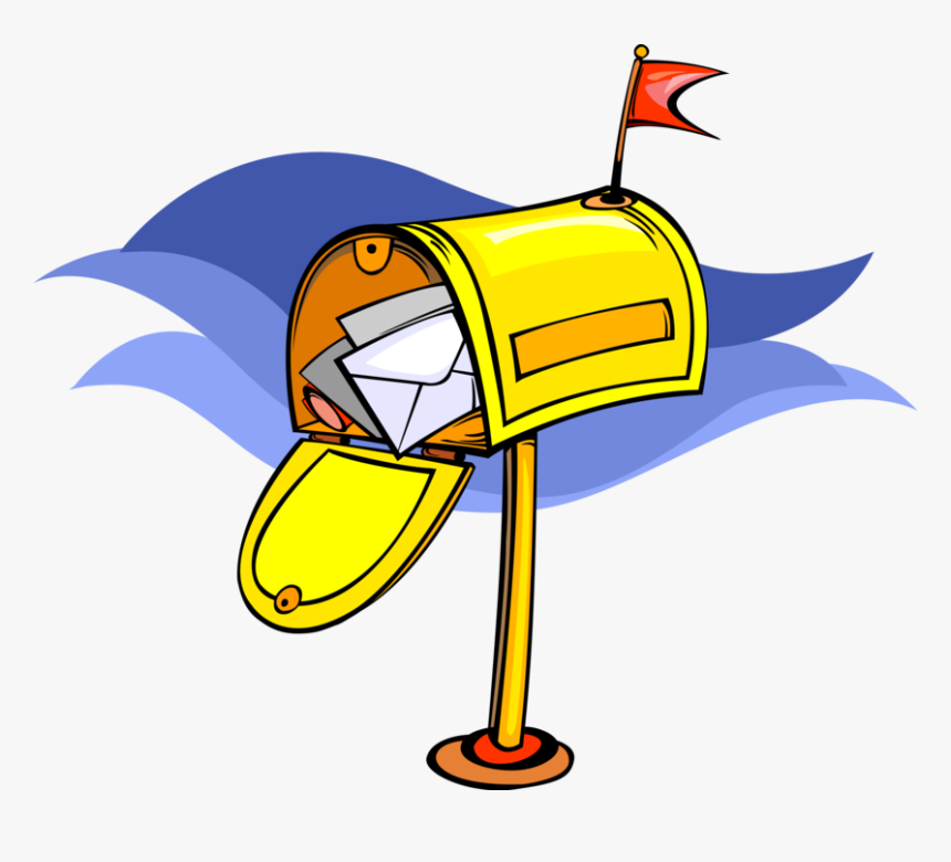 Vector Illustration Of Letter Box Or Mailbox Receptacle, HD Png ...