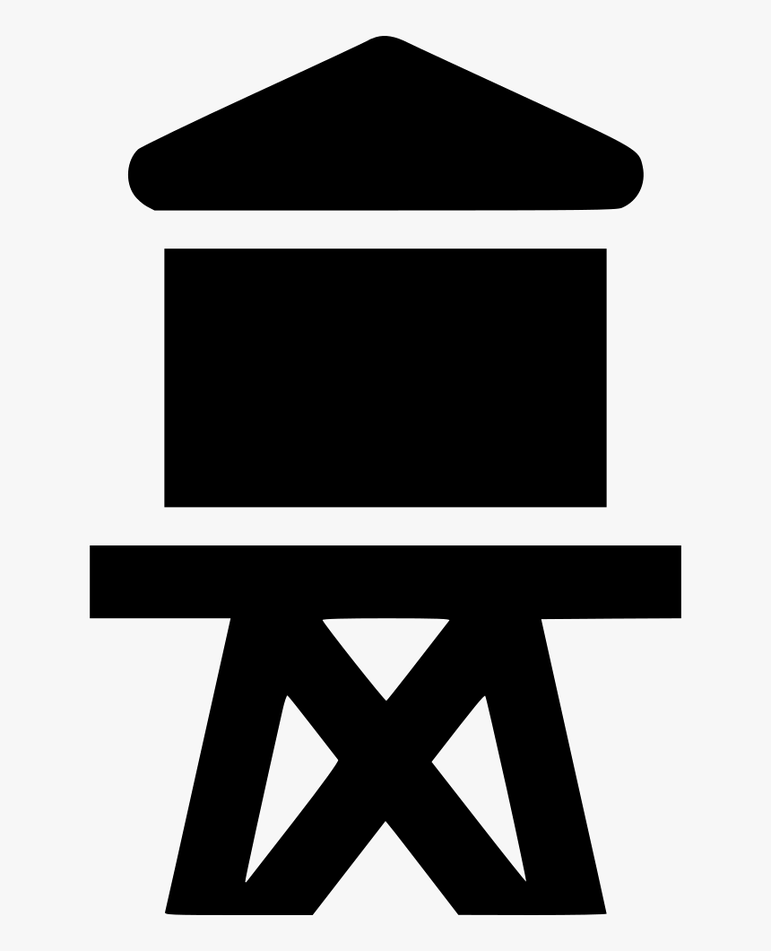 Water Tower - Water Tower Icon, HD Png Download , Transparent Png Image ...
