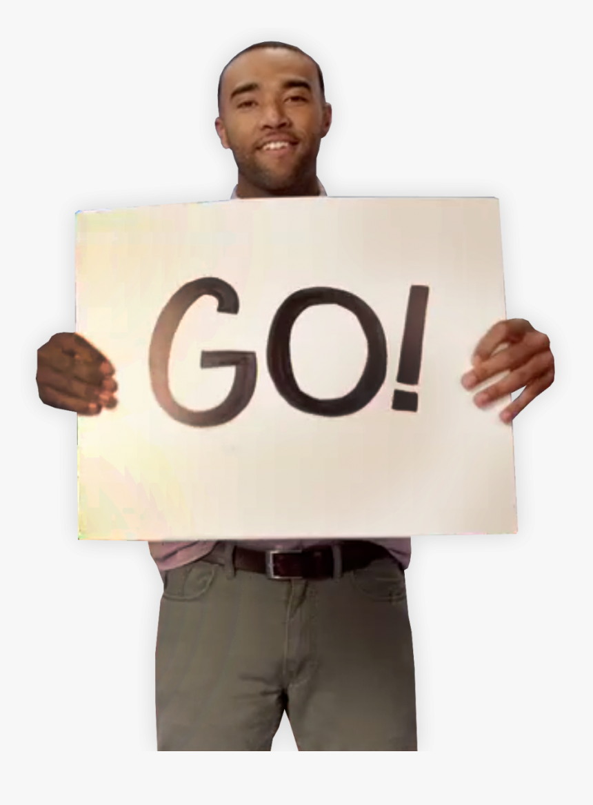 Man Holding Sign That Says - Man With Sign Png, Transparent Png ...