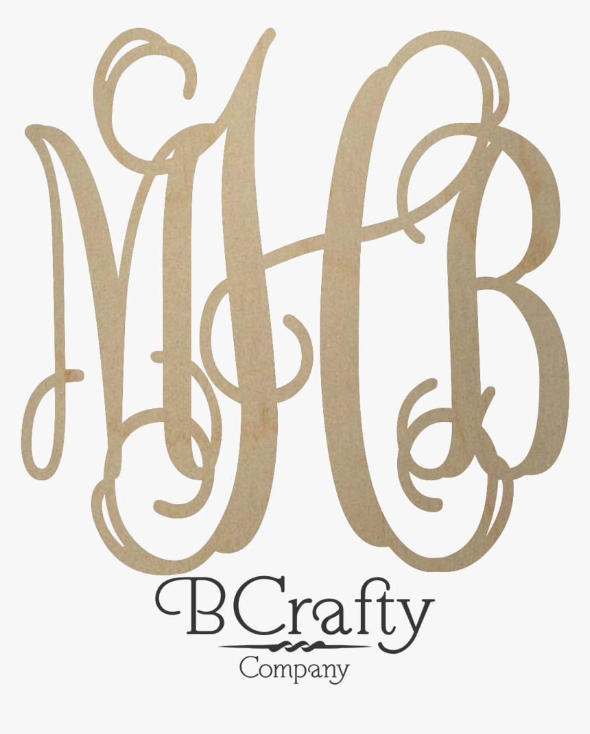 Wooden Monogram Sticker - H Monogram, HD Png Download , Transparent Png ...