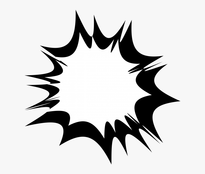 Comic Book Explosion Bubble