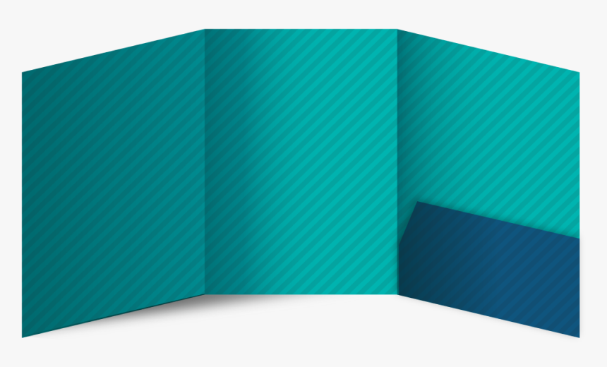 Three Panel One Pocket Folder Template - Construction Paper, HD Png ...