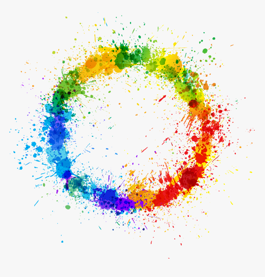 Paint Paintsplatter Paintsplash Circle Ftestickers - Color Splash ...