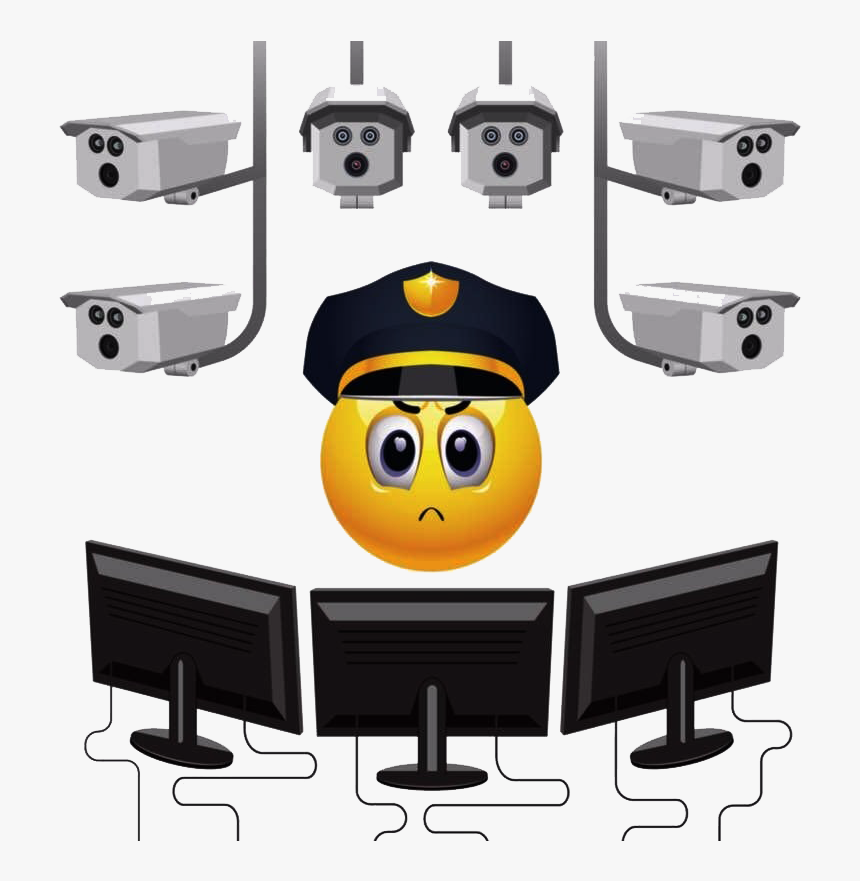 Vigilancia Con Camaras - Security Smiley Face, HD Png Download ...