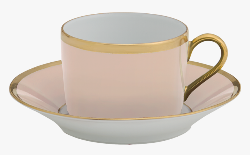 Arc En Ciel Dusty Pink Tea Cup & Saucer - Cup, HD Png Download ...