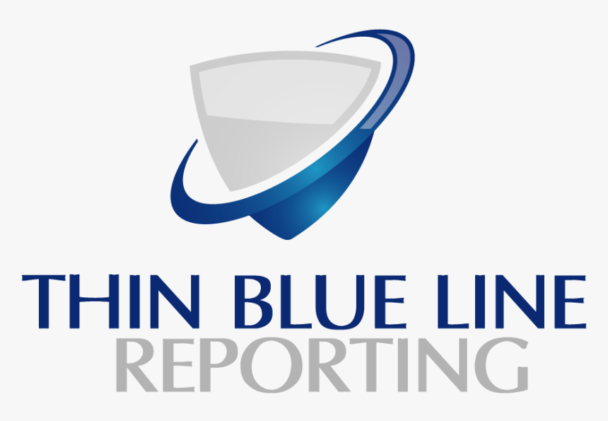 Thin Blue Reporting - Thin Blue Line Reporting, HD Png Download ...