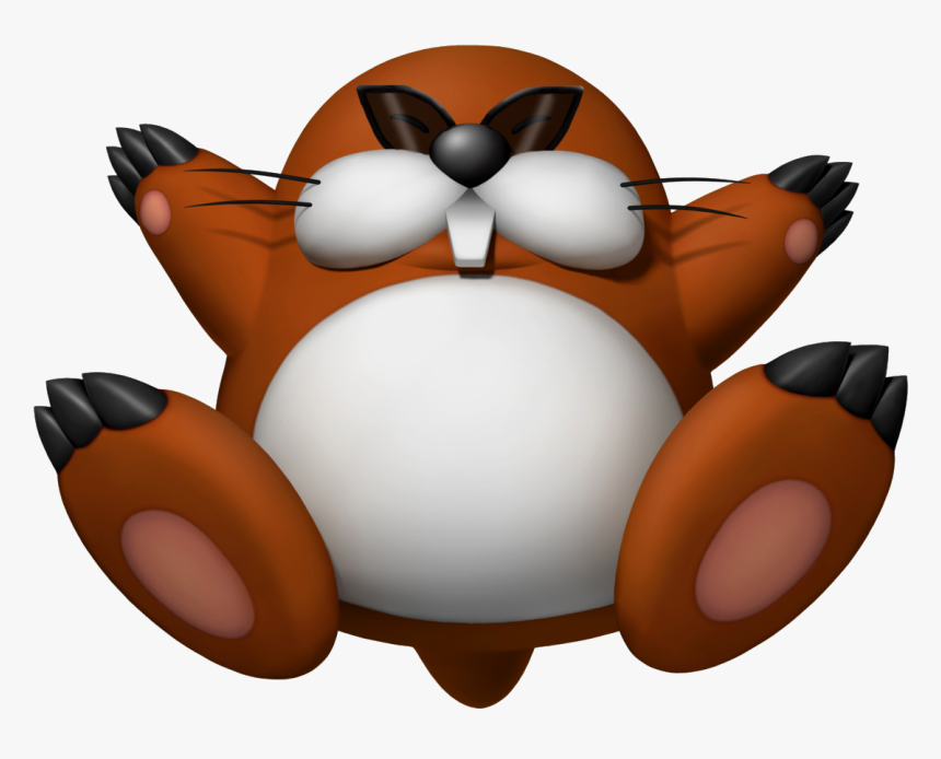 Mario Monty Mole, HD Png Download , Transparent Png Image - PNGitem