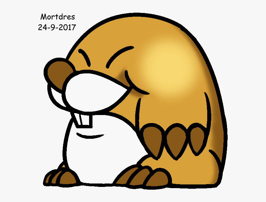 Mole Drawing, Picture - Super Mario World Monty Mole, HD Png Download ...