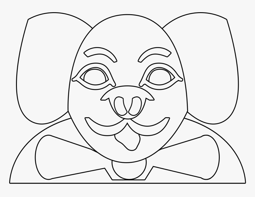 Free Theatre Mask Lineart - Line Art, HD Png Download , Transparent Png ...