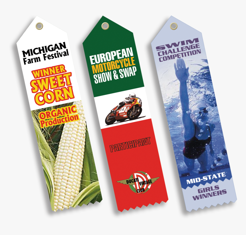 Sublimated Award Ribbons - Award Ribbons To Sublimate, HD Png Download ...