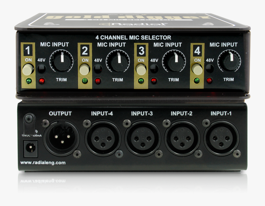 Mic Selector 1 Input 4 Output, HD Png Download , Transparent Png Image ...