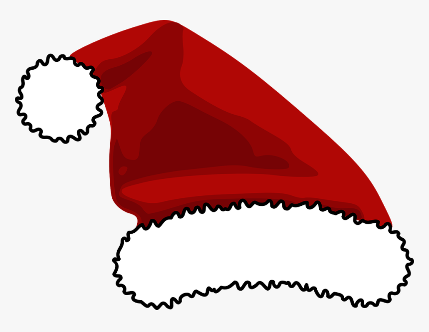 Free Vector Graphic - Santa Hat Clip Art, HD Png Download , Transparent ...