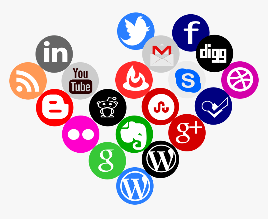 Social Media Round Icon Png