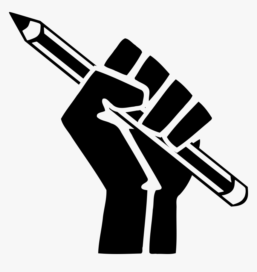 Why I Fight - Fist With Pen, HD Png Download , Transparent Png Image ...