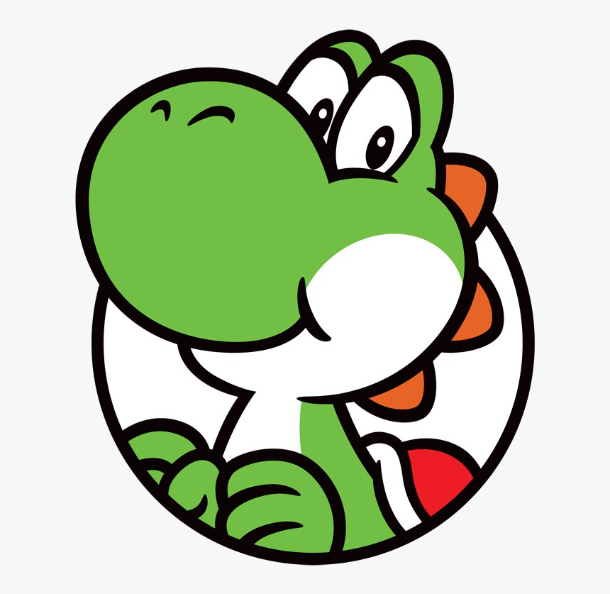 Yoshi Clipart Simple - Yoshi Sticker, HD Png Download , Transparent Png ...