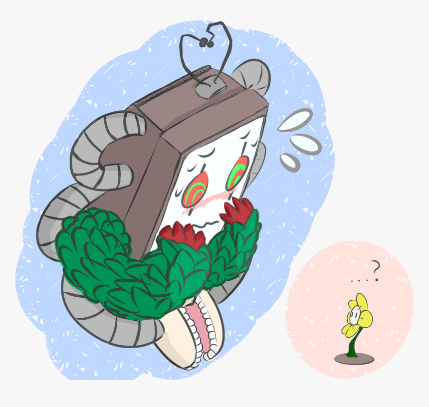Meets Flowey 2 , - Illustration, HD Png Download , Transparent Png ...