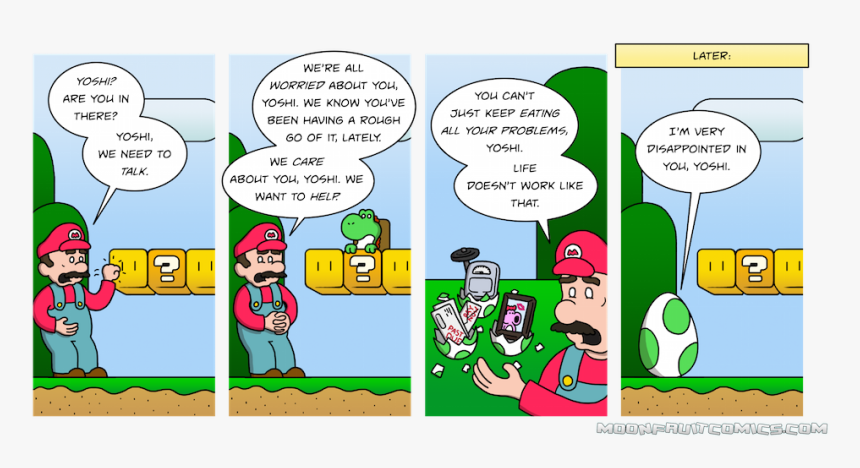 Yoshi Comic, HD Png Download , Transparent Png Image - PNGitem