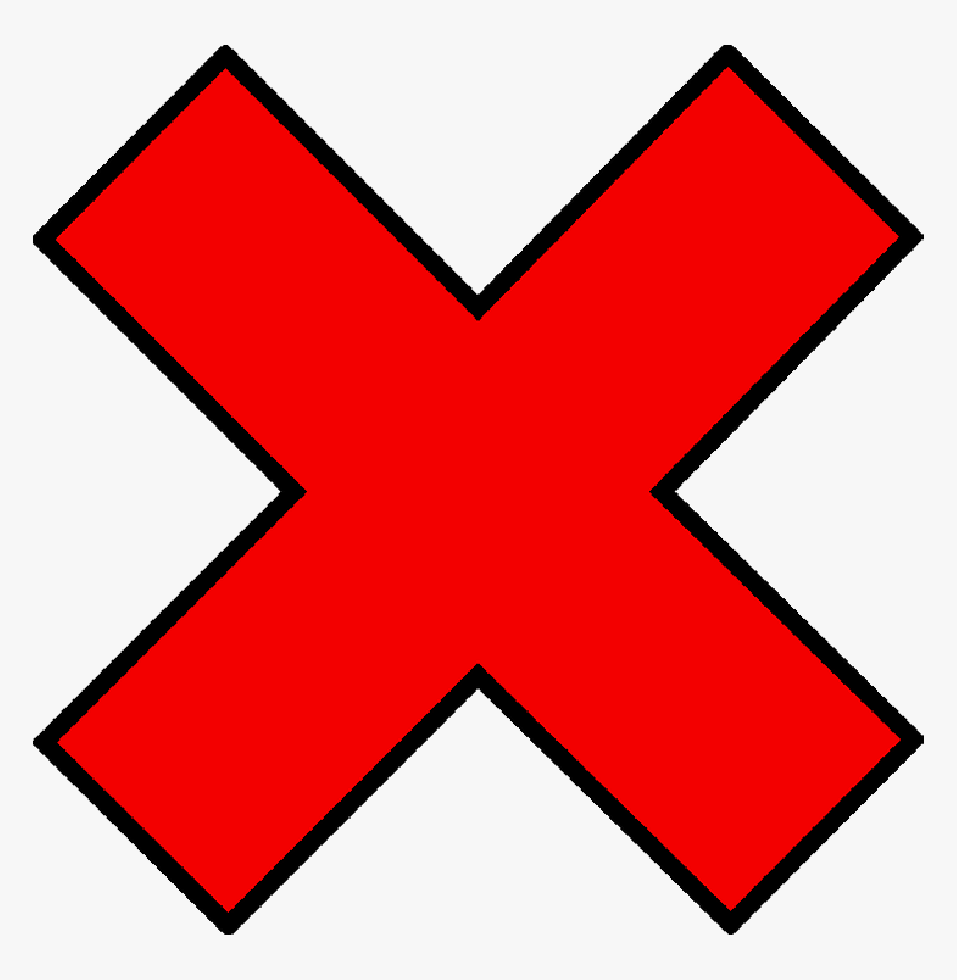 Rojo, Mark, Cruz, Cruzado, Mal, Incorrecto, Signo - Cross Out Clipart ...