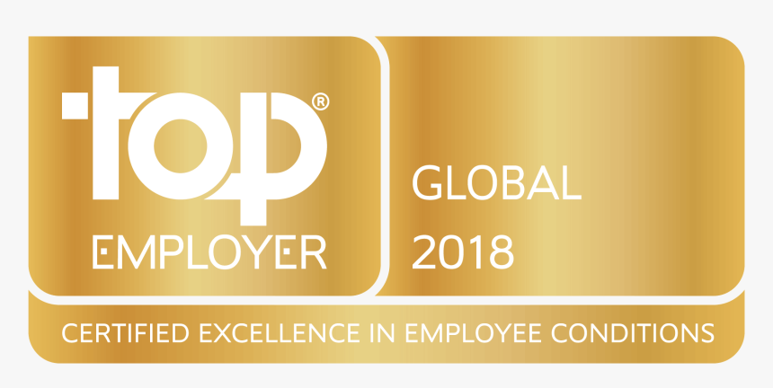 Top Employer Global 2018, HD Png Download , Transparent Png Image - PNGitem