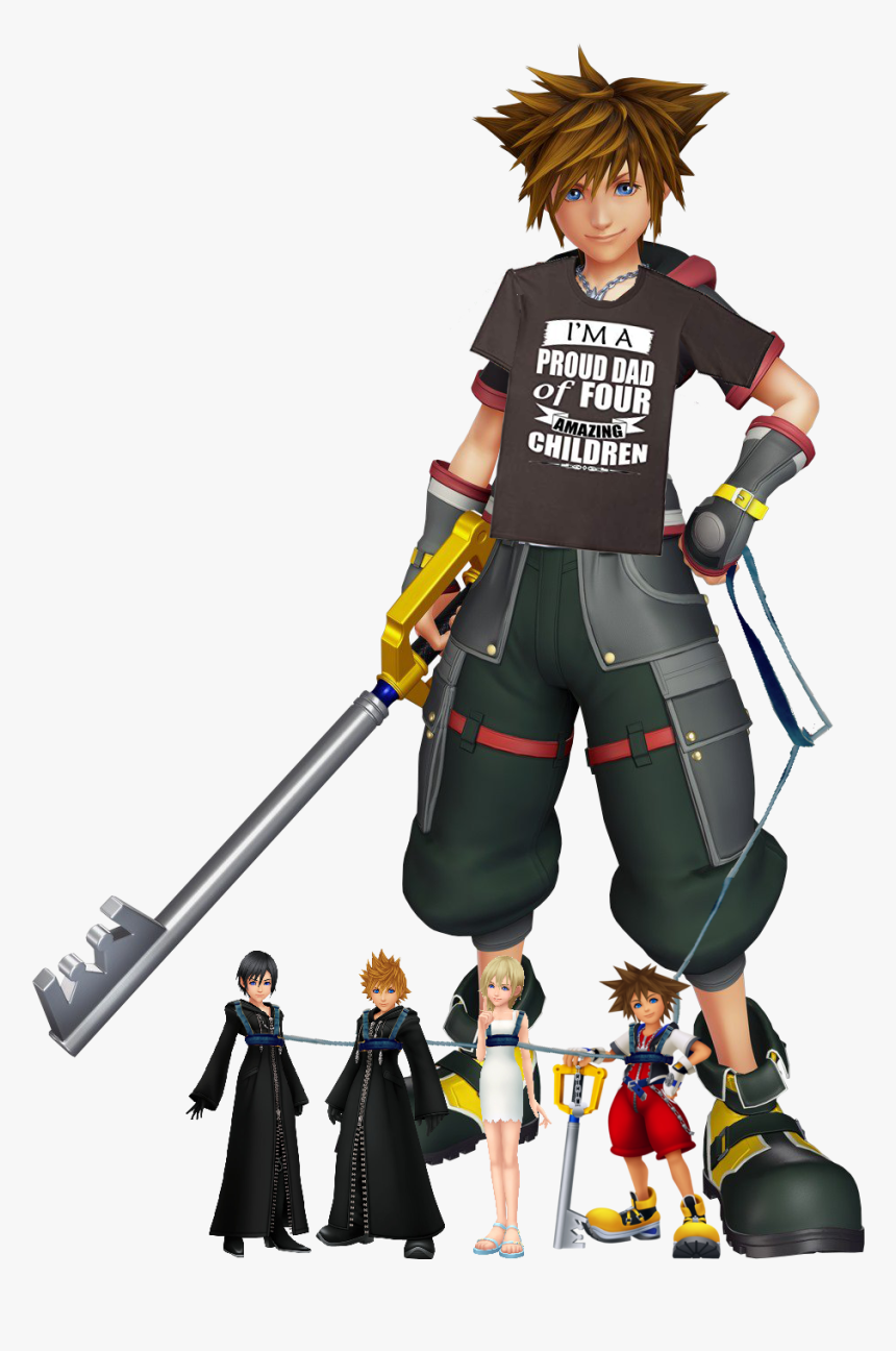 I M A Proud Dad Of Four Ng Children Kingdom Hearts - Sora Kingdom ...