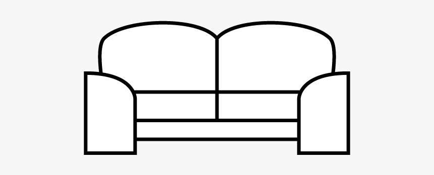 Couch Clipart Back Couch - Couch, HD Png Download , Transparent Png ...