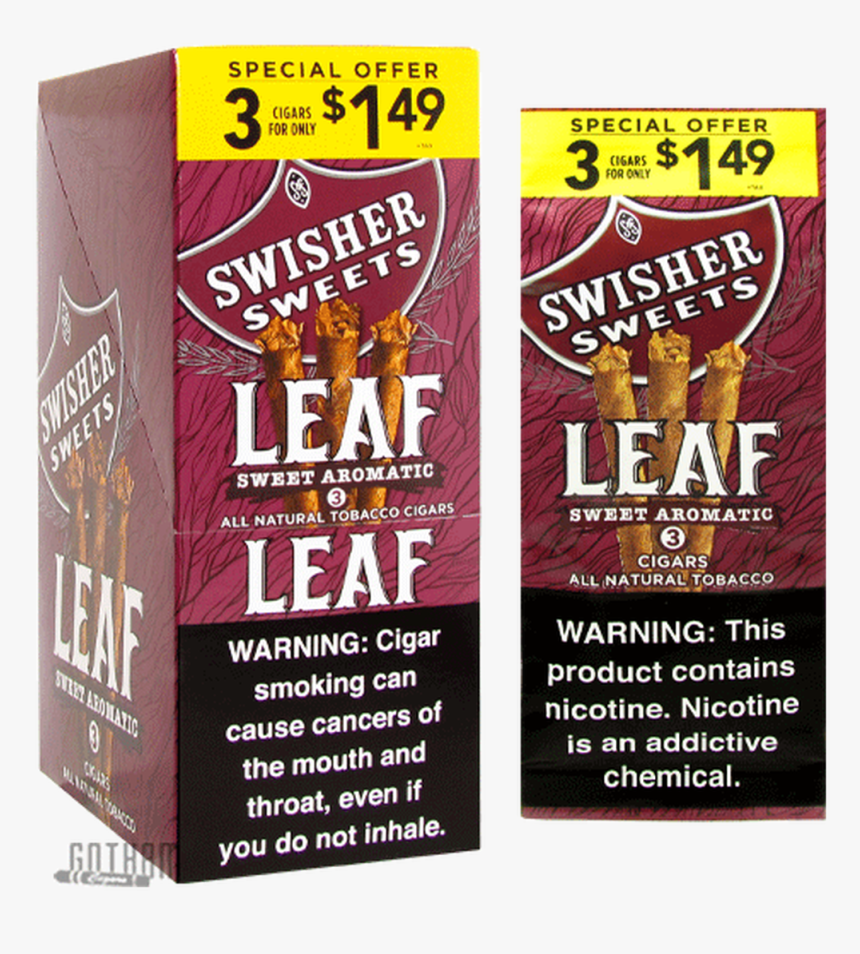 Swisher Sweets Leaf Sweet Aromatic Box And Foil Pack - Swisher Sweets ...