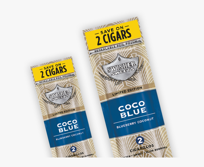 Swisher Coco Blue, HD Png Download , Transparent Png Image - PNGitem