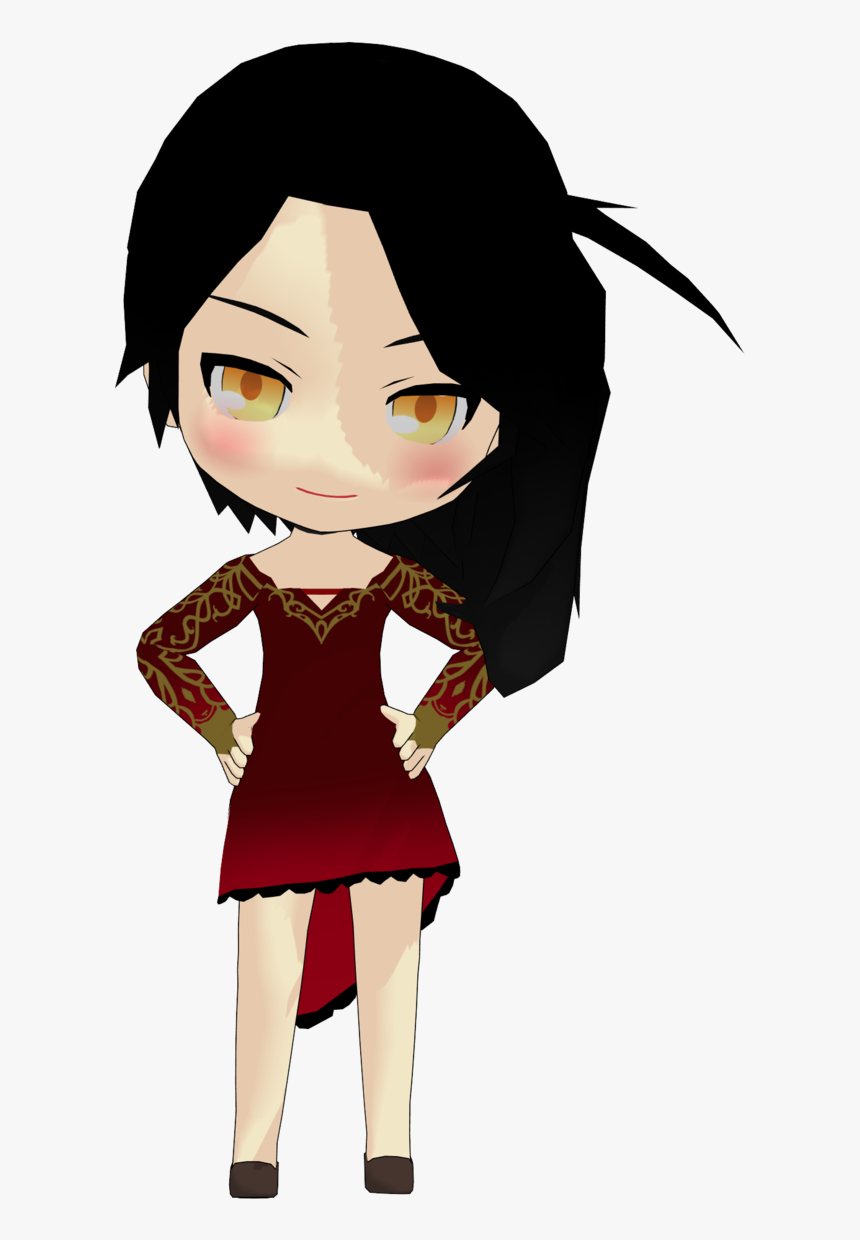 Cinder Fall Png - Rwby Chibi Mmd Models, Transparent Png , Transparent ...