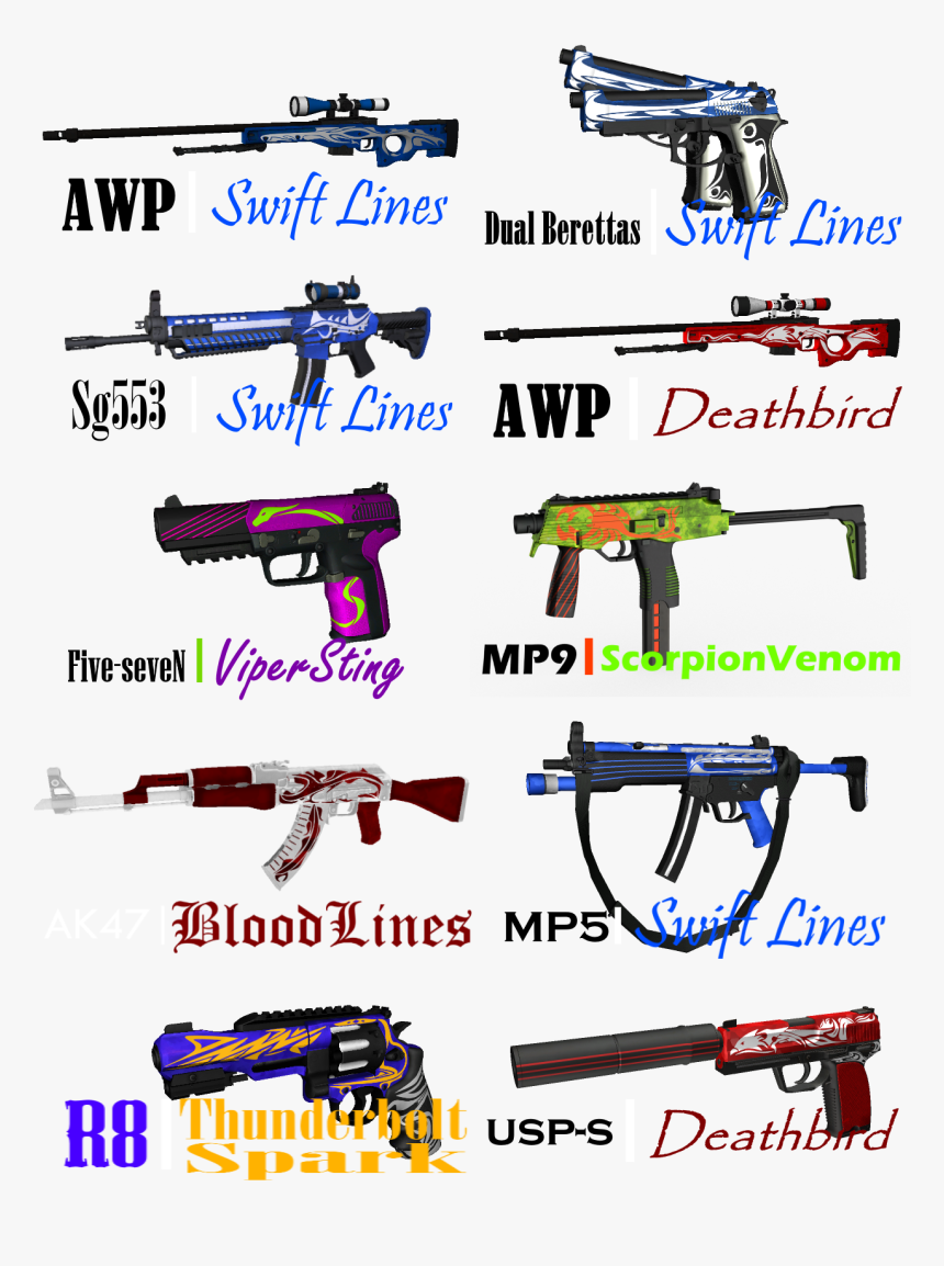 Cs Go Skins Png, Transparent Png , Transparent Png Image - PNGitem