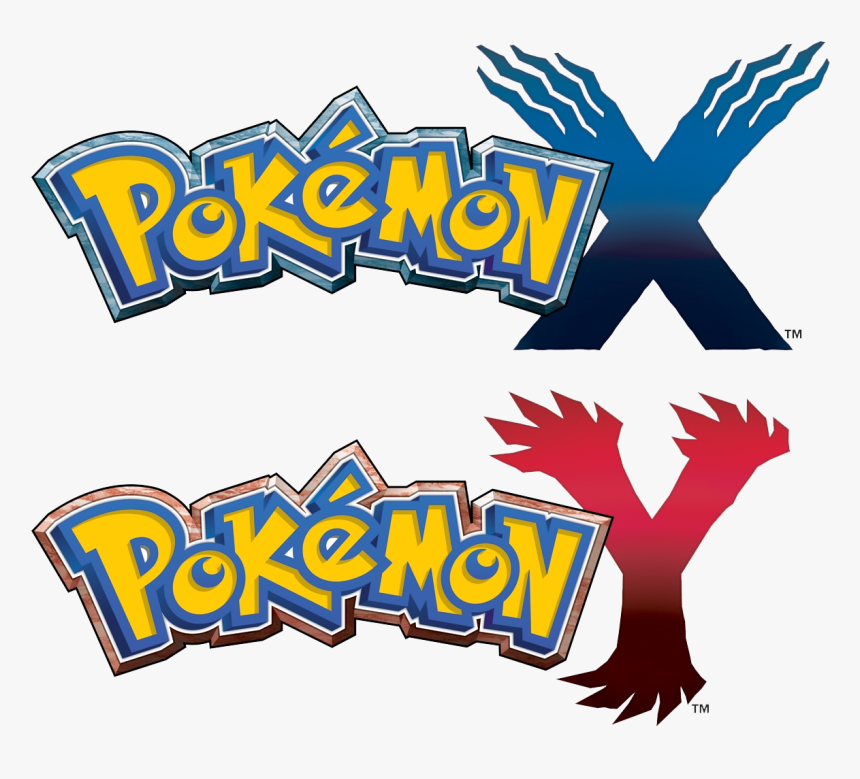 Pokemon X, Pokemon Y Logo - Pokémon X And Y, HD Png Download ...
